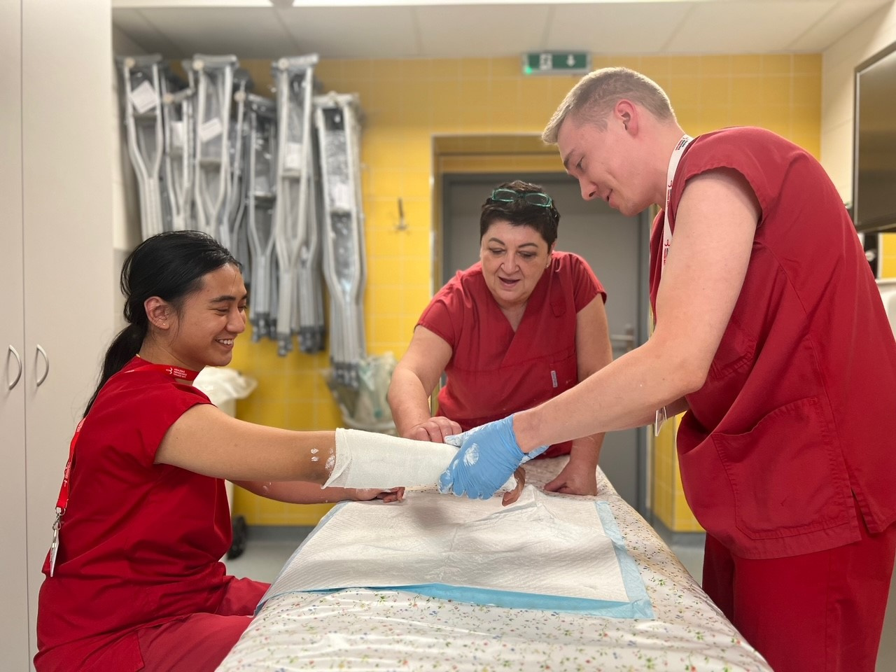 O praxi v naší nemocnici je zájem i mezi studenty ze zahraničí ...